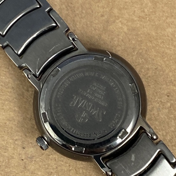 Westar | Accessories | Vintage Swistar Swiss Made Black Stainless Steel ...